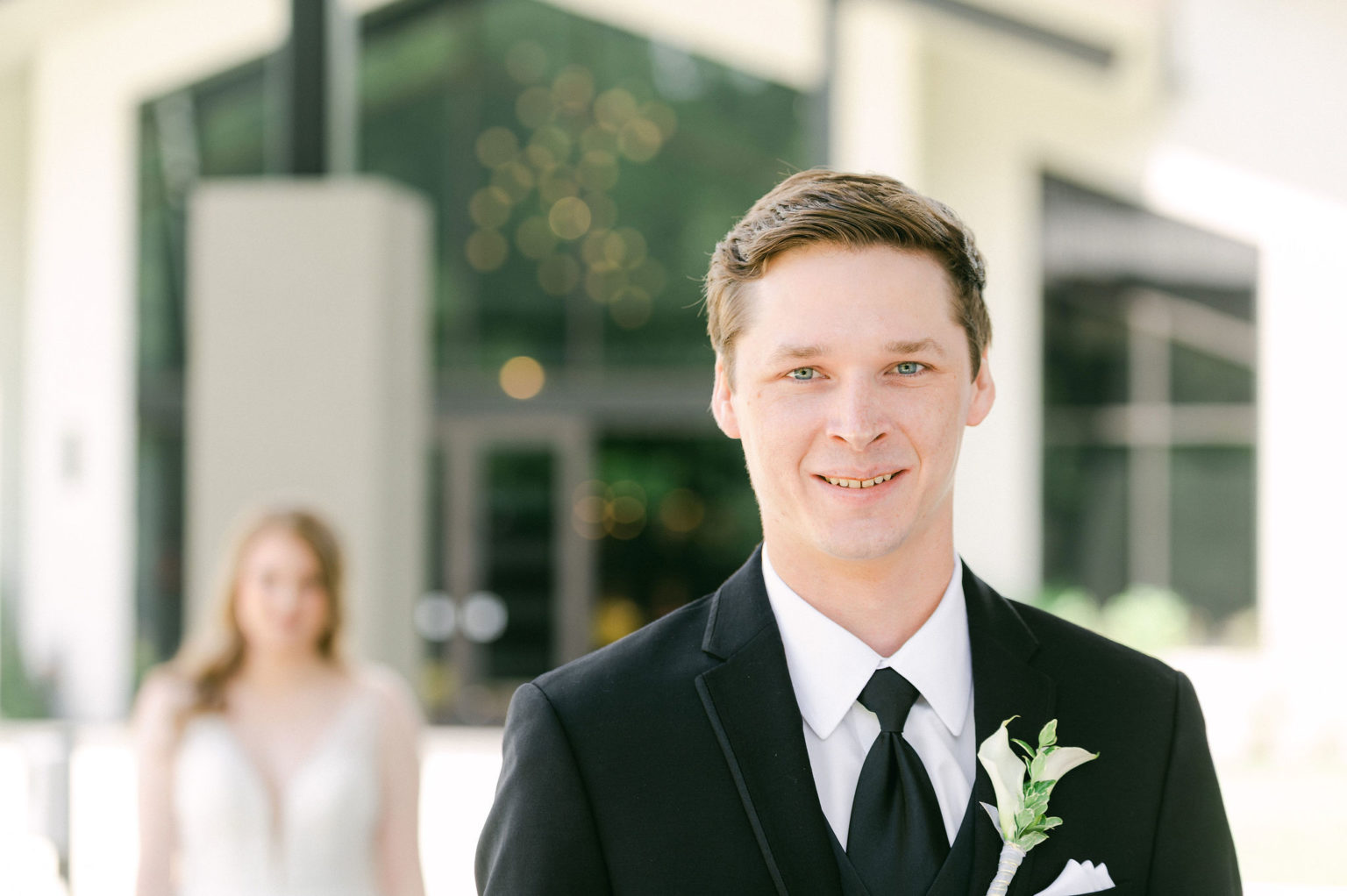 Behind The Veil: Alyssa & Anthony "Modern Black & White Wedding ...