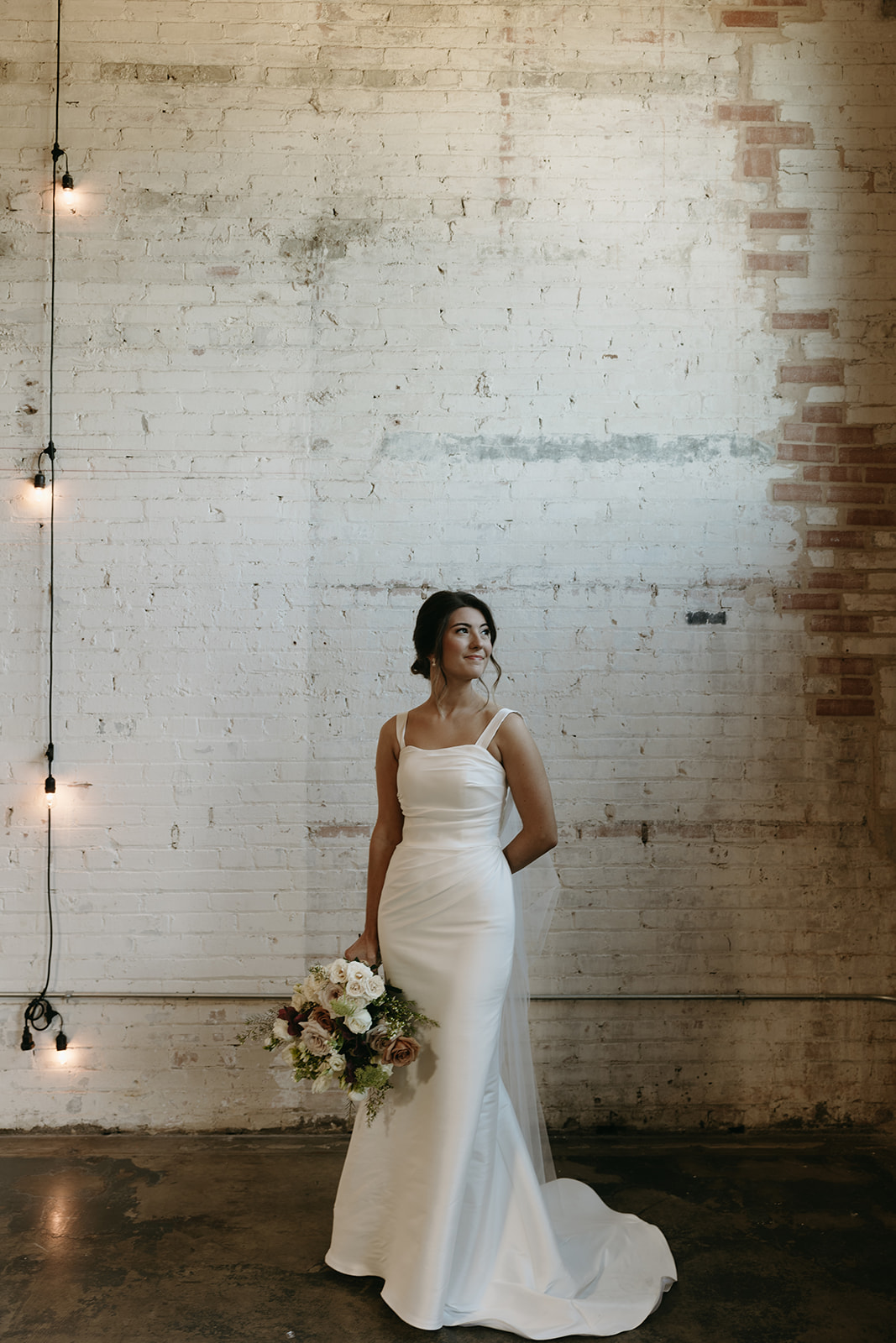 Behind The Veil: Kayla & Michael's "Modern Industrial Wedding ...